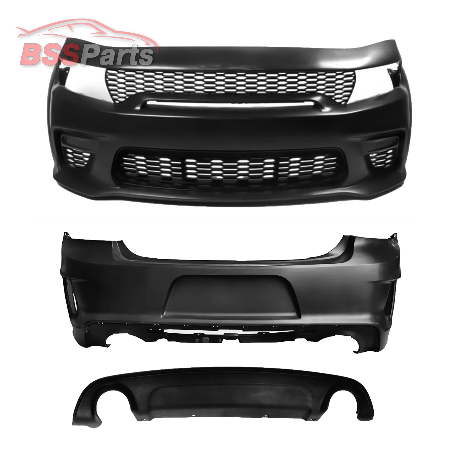 2015-2023 Dodge Charger Full Complete / SRT Hellcat Widebody Kit Front