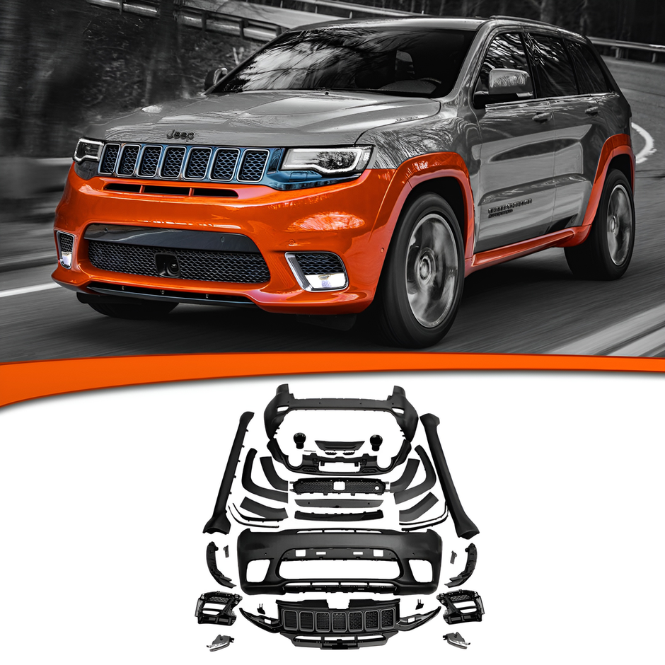 Fits 2014-2021 Jeep Grand Cherokee SRT Full Conversion Body Kit / Styl